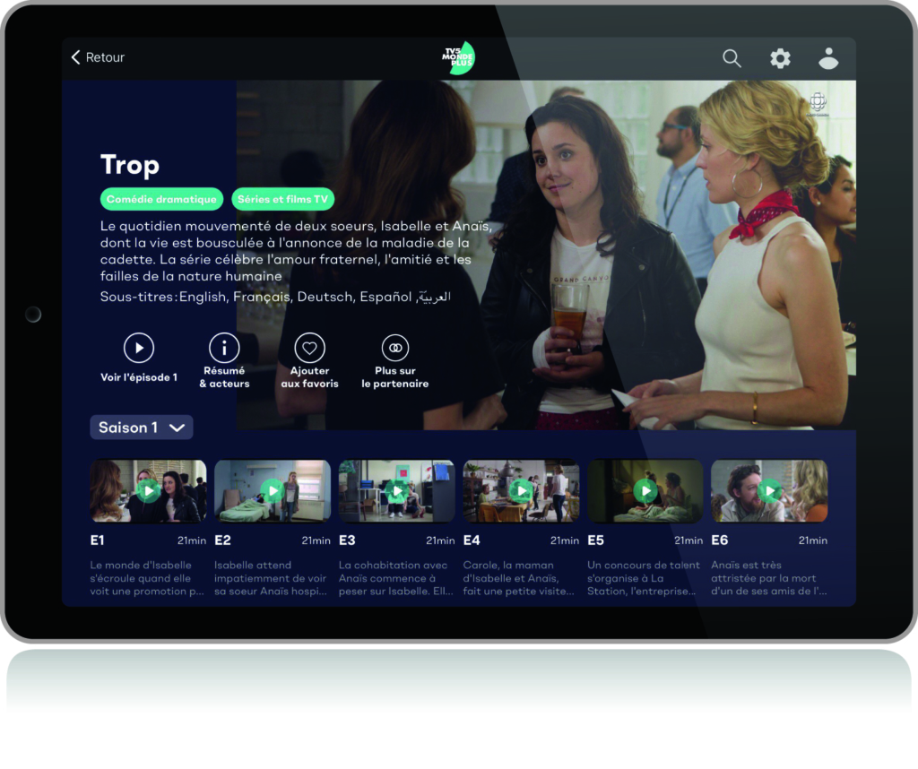 Promoting French Language Content Worldwide through Broadcast-Grade ...