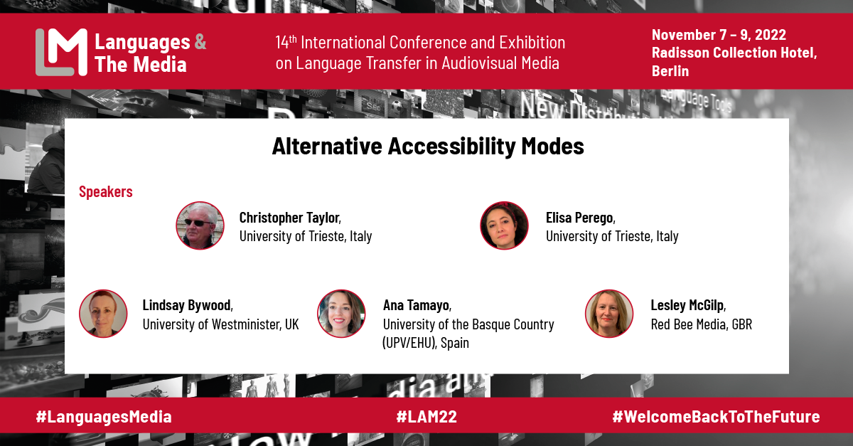 Languages and the Media 2022 - Red Bee Media